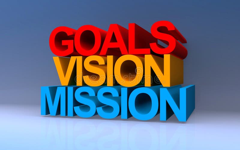 Mission and vision stock illustration. Illustration of television ...