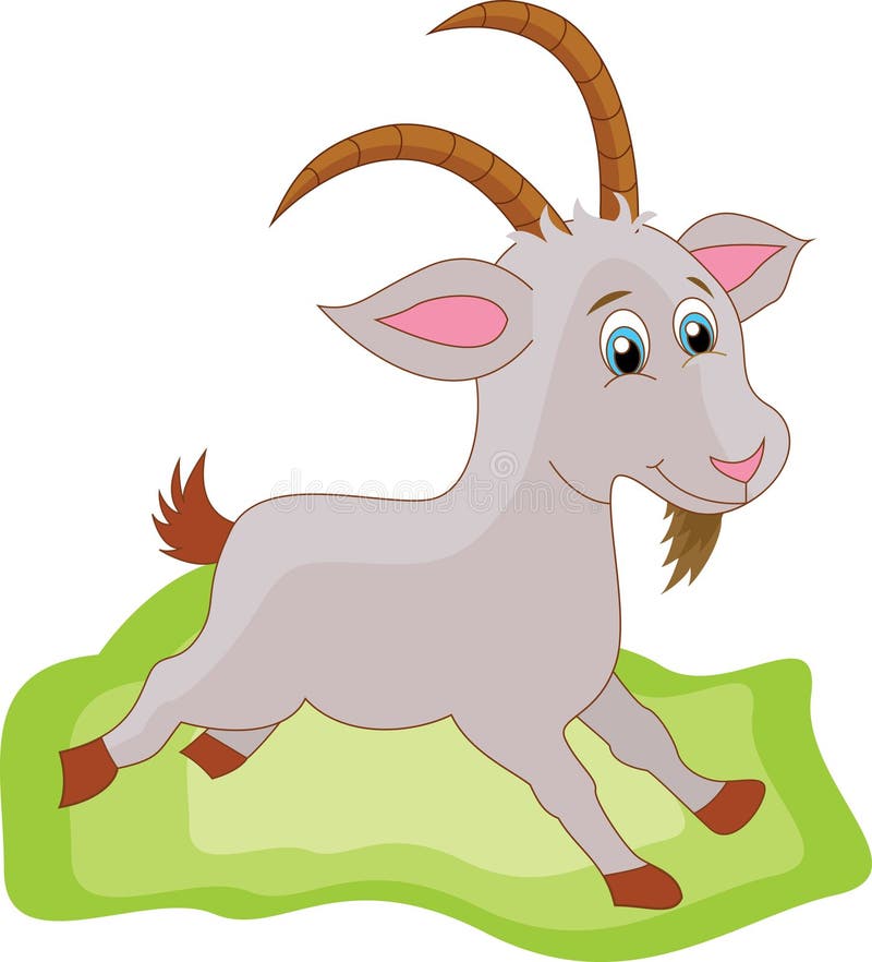 Goat Cartoon stock vector. Illustration of meat, nature - 40847756