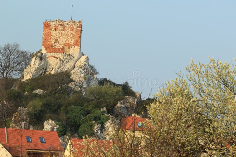 Goat Castle Ruins in Mikulov Stock Photo - Image of building, moravia ...