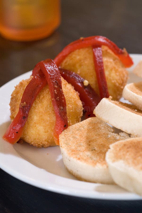 Goat cheese croquet stock photo. Image of vertical, feta - 11821246