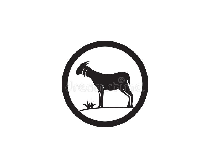 Fresh Goat Meat Logo Template Stock Vector - Illustration of plate ...
