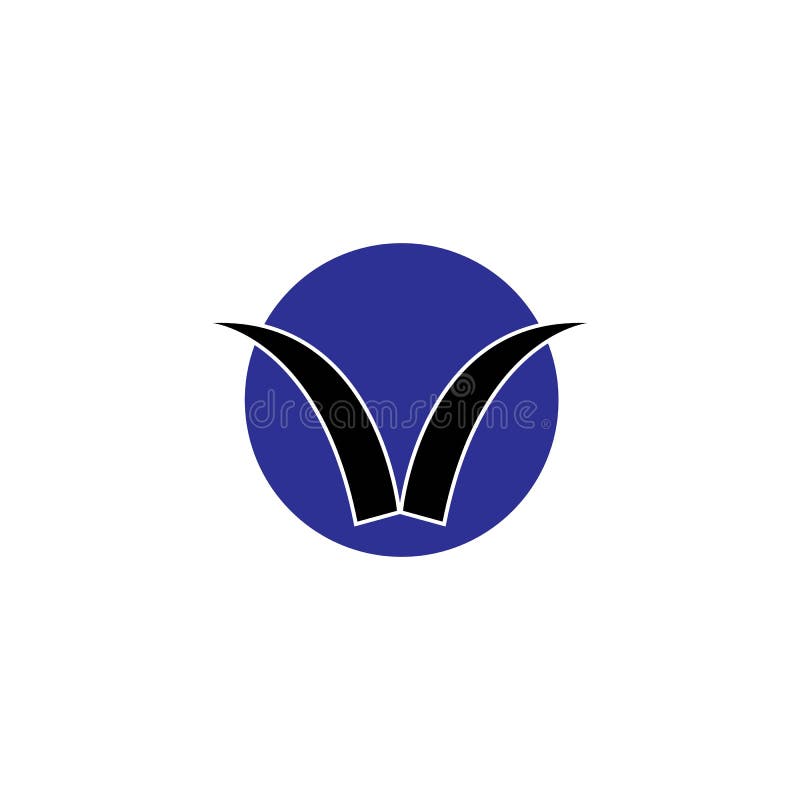 Goat horn vector stock vector. Illustration of graphic - 192241947