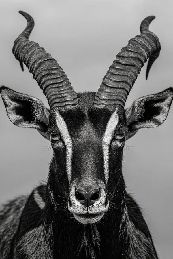 Goat with Horns stock image. Image of stylized, goat - 359009523