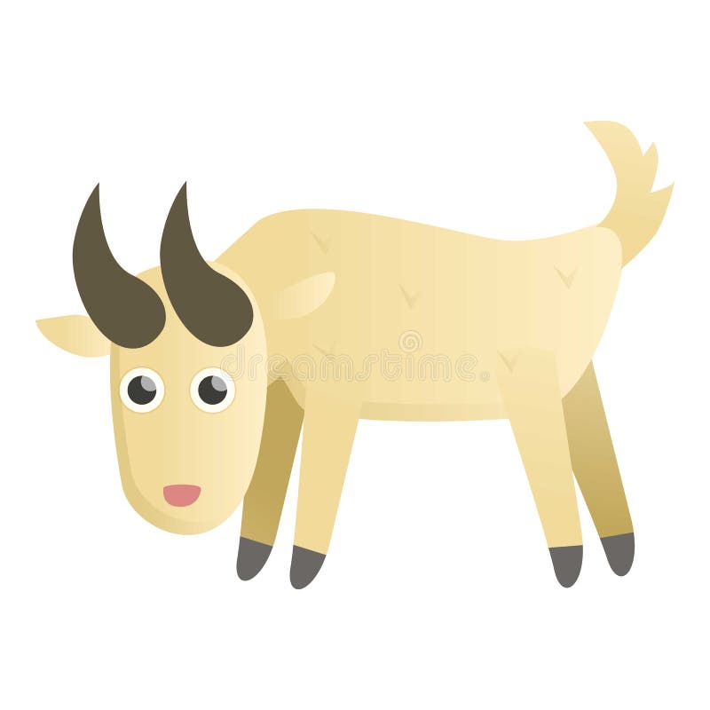 Kid Goat Icon, Hand Drawn Style Stock Vector - Illustration of cute ...