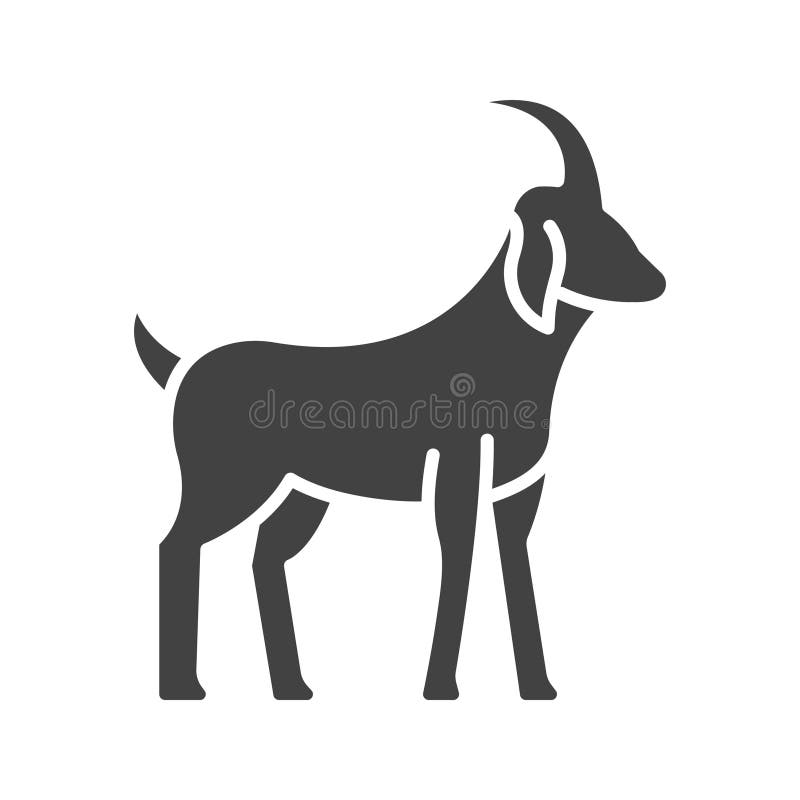 Goat icon vector image. stock vector. Illustration of mutton - 297601223