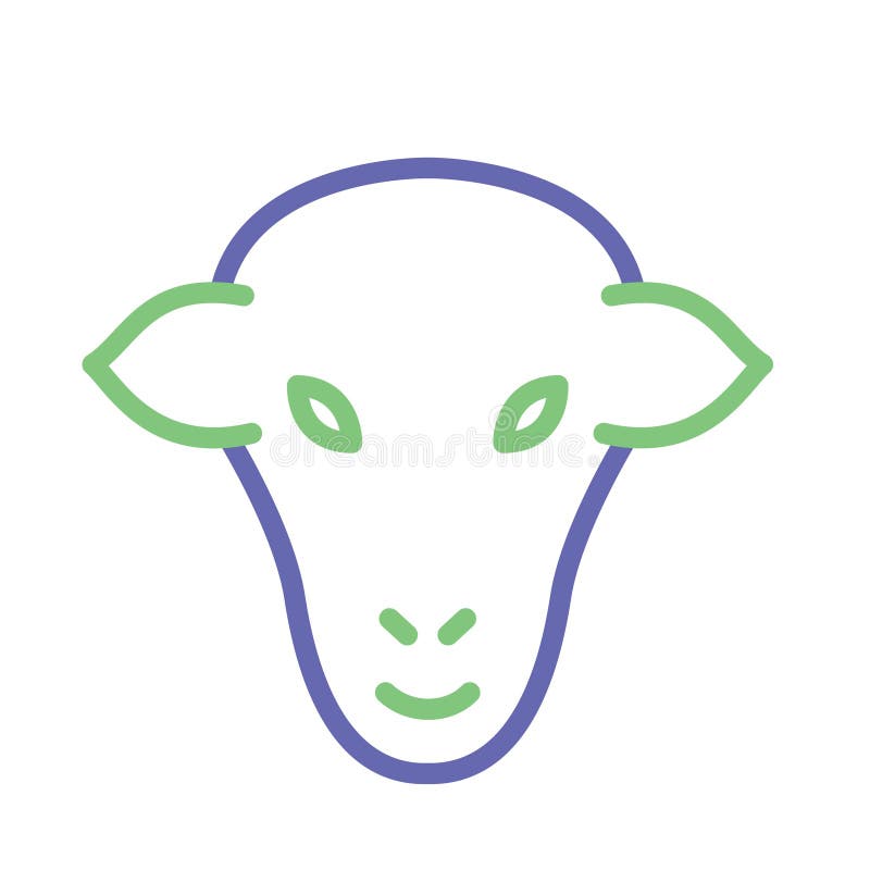 Goat Isolated Vector Icon that Can Be Easily Modified or Edited Stock ...