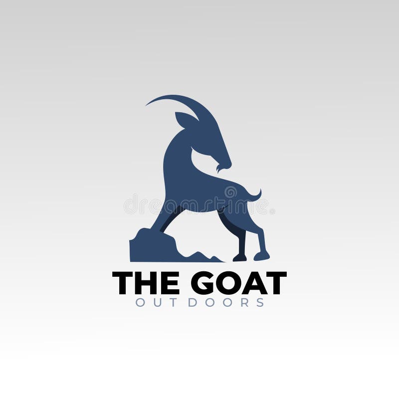 Goat Logo Design Template, Creative Icon, Simple Logos Stock Vector ...