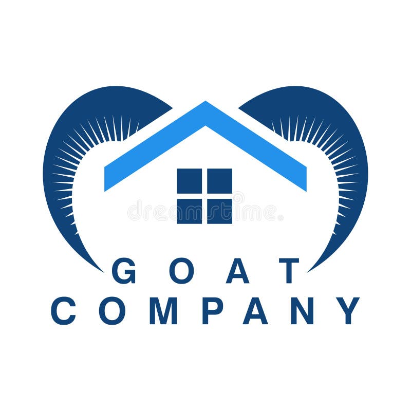 Goat logo brand design stock vector. Illustration of capricorn - 226783328