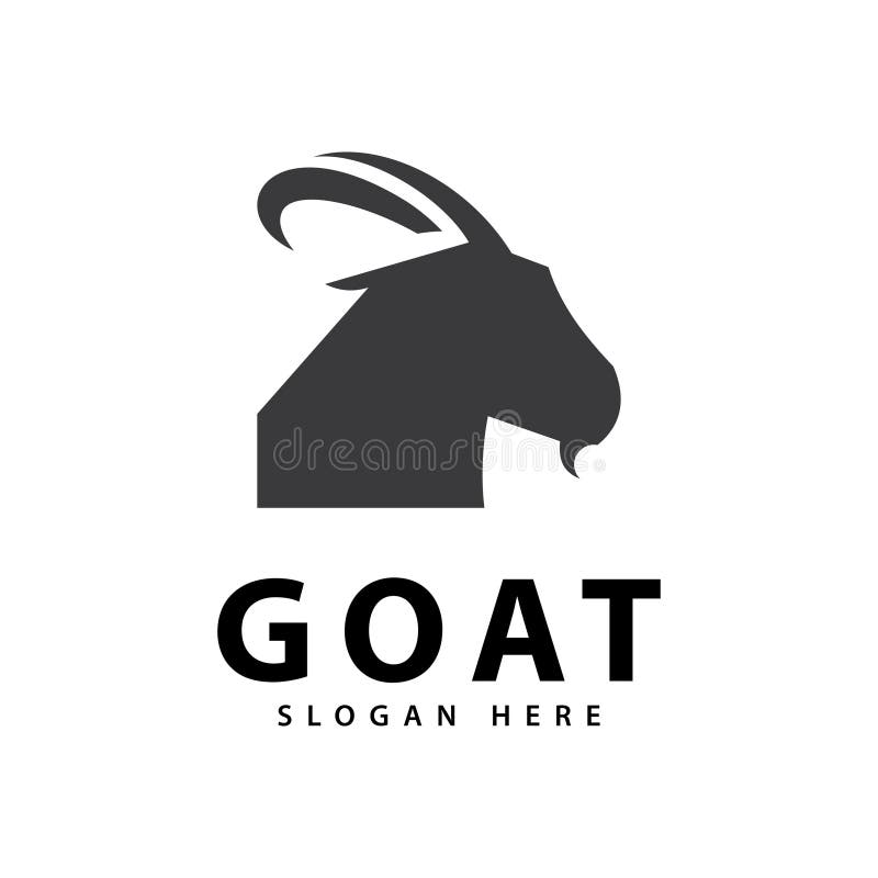 Goat Logo and Symbol Vector Icon Stock Vector - Illustration of goat ...
