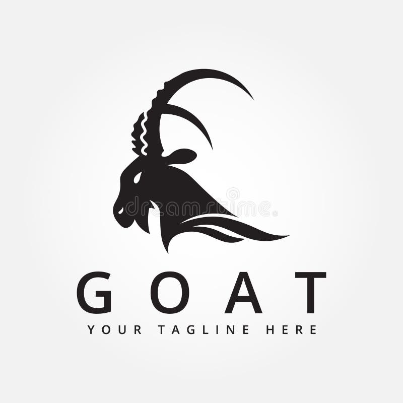 Goat Logo Vector Design. Creative Goat Head Logo Design, Modern Company ...