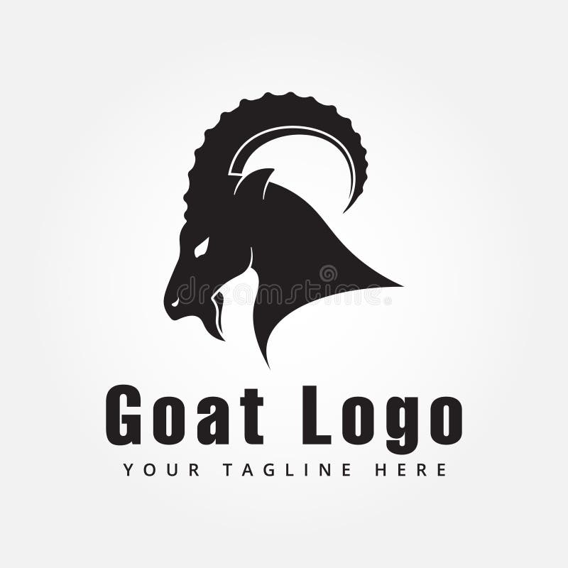 Goat Logo Vector Design. Creative Goat Head Logo Design, Modern Company ...