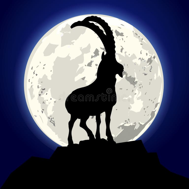 Goat Moon Stock Illustrations – 7,292 Goat Moon Stock Illustrations ...