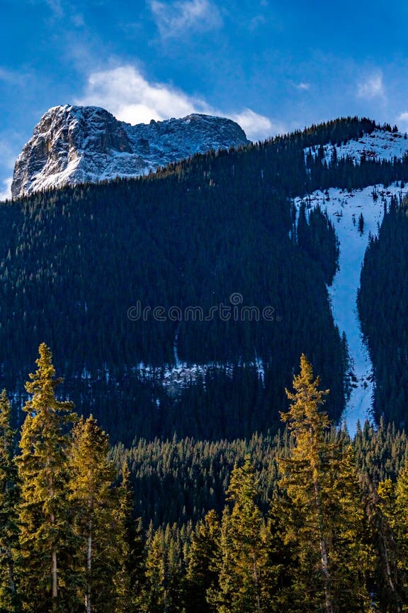The Goat Range from Three Sisters Parkway. Canmore, Alberta, Canada ...