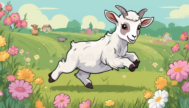 Goat Running Stock Illustrations – 796 Goat Running Stock Illustrations ...
