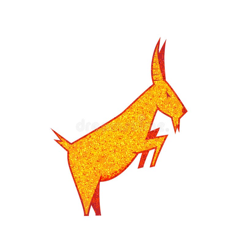 Golden Goats - 2015 Chinese New Year Stock Illustration - Illustration ...