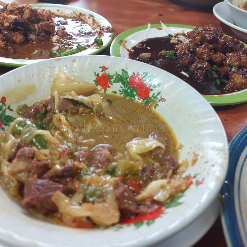 Goat Tongseng, Typical Indonesian Food Stock Image - Image of food ...