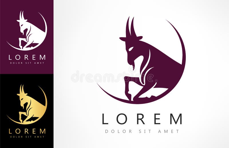 Speed goat star logo icon stock vector. Illustration of star - 255187152