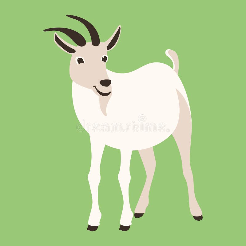 No Goat Sign ,vector Illustratioon on White Background Stock Vector ...