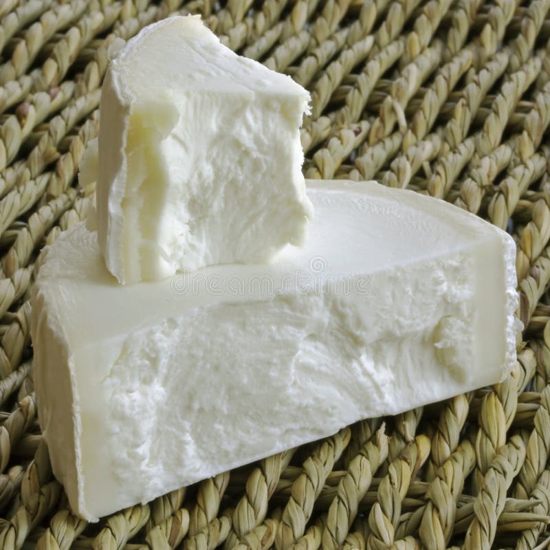 Cut goats cheese. stock photo. Image of healthy, organic - 16674492
