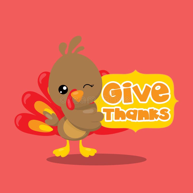 Gobble Give Thanks Banner 01 Stock Vector - Illustration of banner ...