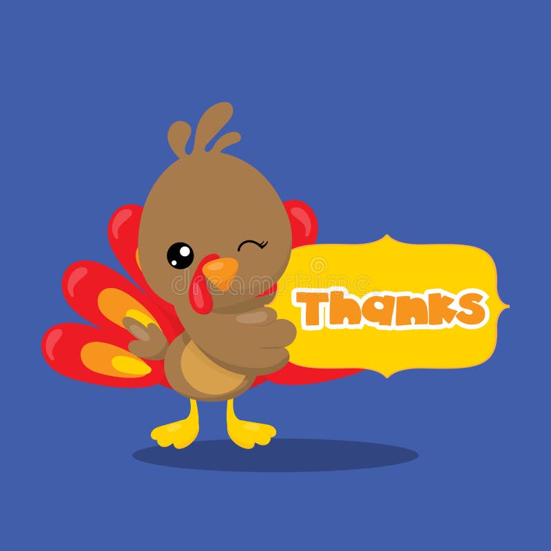 Gobble Give Thanks Banner Thanks 03 Stock Vector - Illustration of ...