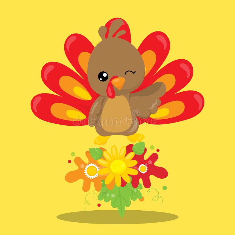 Gobble Give Thanks Gobble 02 Stock Vector - Illustration of cartoon ...