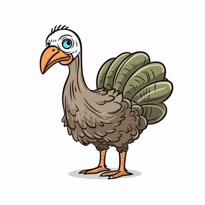 Gobbler Hand-drawn Illustration. Gobbler. Vector Doodle Style Cartoon ...