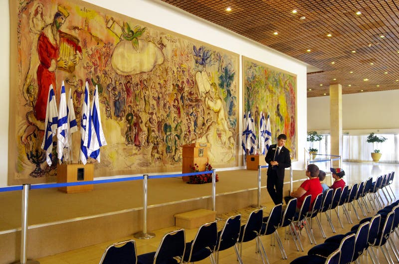 Gobelins Durch Marc Chagall Im Foyer Der Knesset Redaktionelles ...