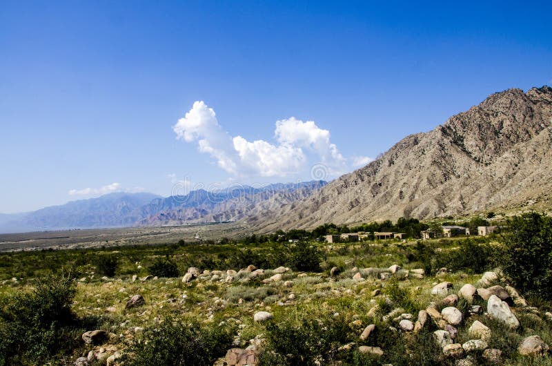 Gobi Desert and Helan Mountains Stock Photo - Image of cloud, grass ... Gobi Desert and Helan Mountains Stock Photo - Image of cloud, grass ...