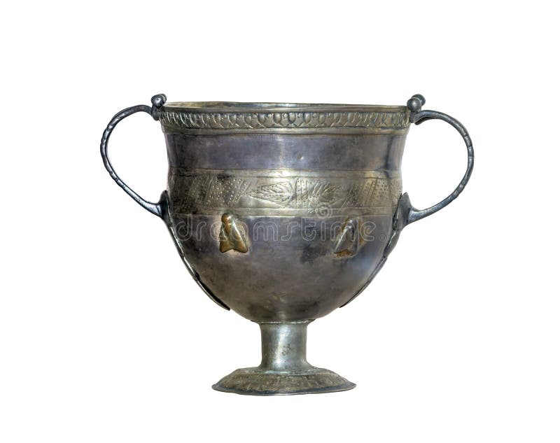 Goblet. Silver, gilding stock image. Image of alcohol - 69136815