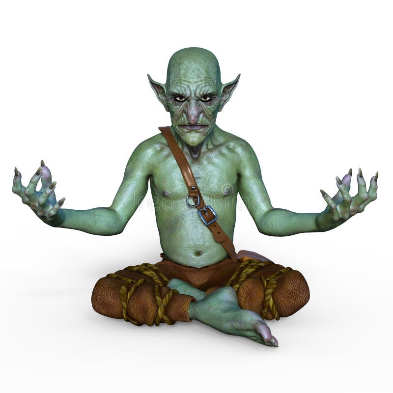 Goblin ilustração stock. Ilustração de duende, feio - 106422028
