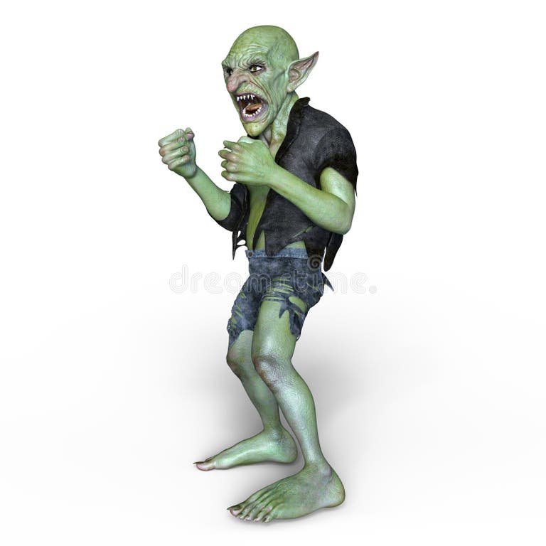 Goblin ilustração stock. Ilustração de feio, gnomo, jogo - 93589775