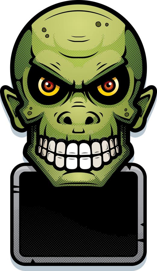 Goblin Sign Illustration stock vector. Illustration of clipart - 115815766