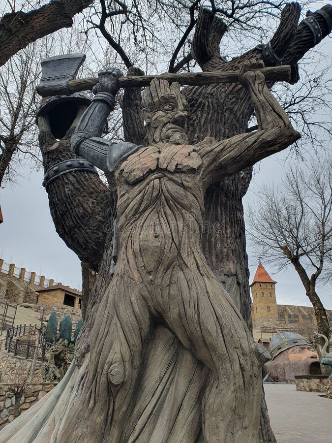 Goblin editorial image. Image of tree, memorial, city - 264496975