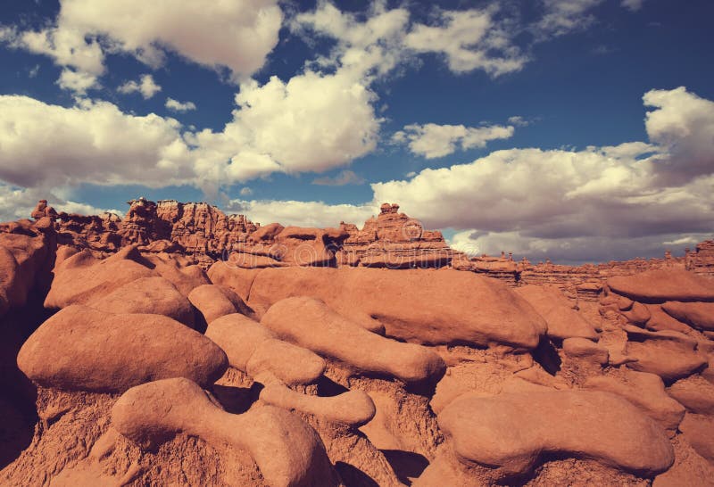 Goblin valley stock photo. Image of tourism, hoodoo, state - 54172932