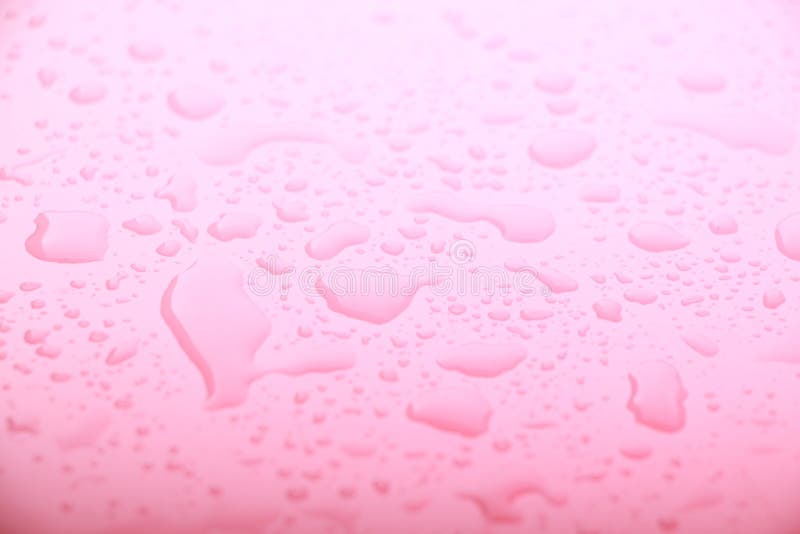 Gocce di acqua rosa immagine stock. Immagine di laboratorio - 34723589