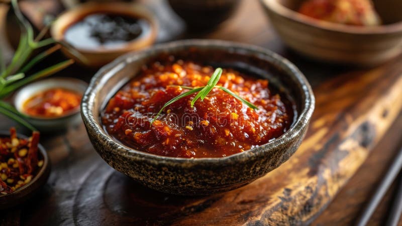 Authentic Korean Gochujang Spicy Red Chili Paste Stock Photos - Free ...