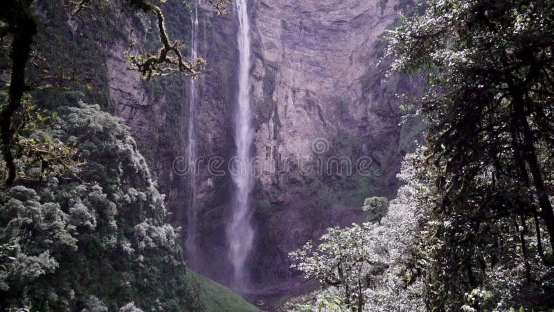 Gocta Cataracts, Catarata Del Gocta, Amazon Peru Stock Footage - Video ...