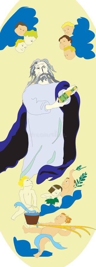 God is a beer creation stock vector. Illustration of recognition - 6343838