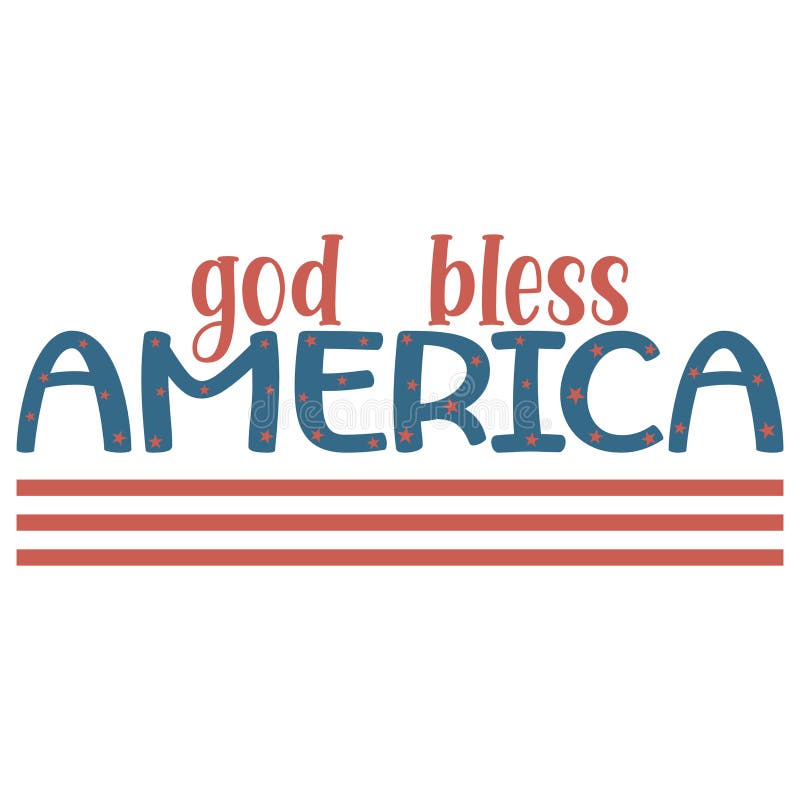 God Bless America Font Stock Illustrations – 41 God Bless America Font ...