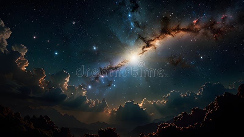 God Commanded, "Let There Be Light," in Genesis Stock Illustration ...