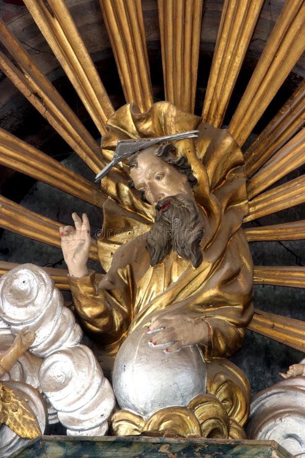 God the Father stock image. Image of golden, croatia - 90500227