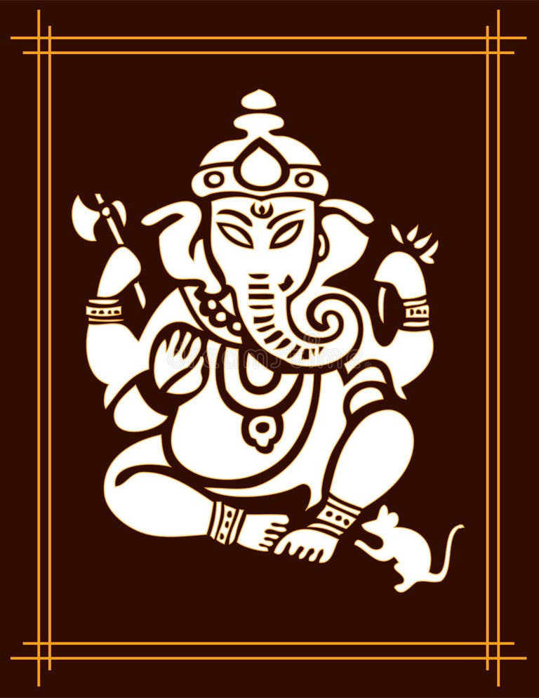 Ganesh Border Stock Illustrations – 252 Ganesh Border Stock ...