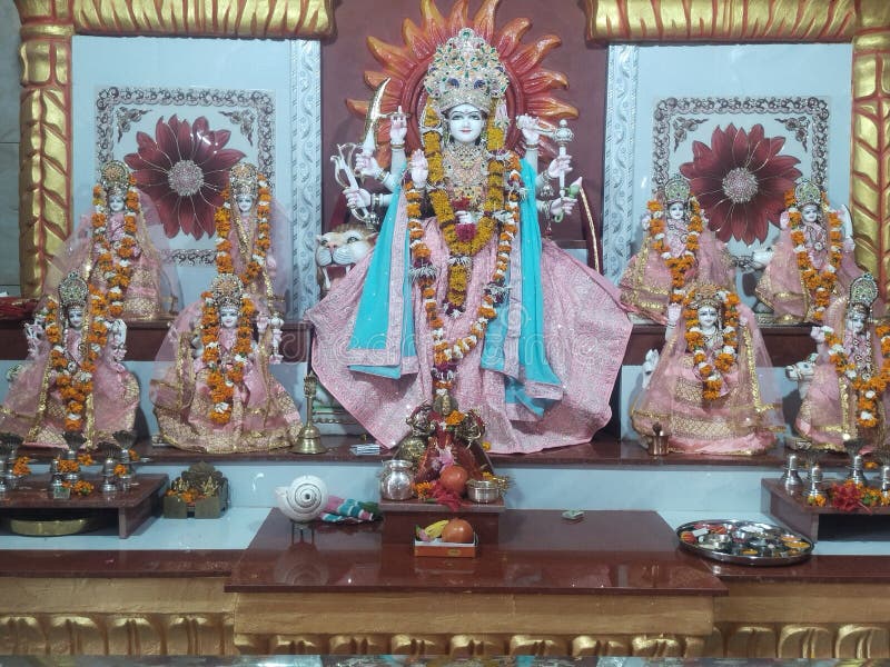 The God of Indian People Called Durga Maa Stock Photo - Image of indian ...