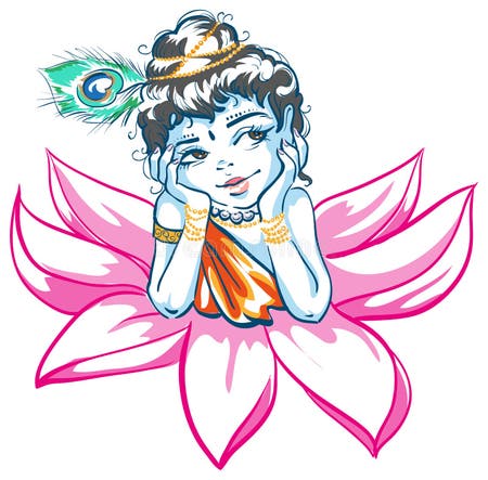 Baby Krishna Stock Illustrations – 1,175 Baby Krishna Stock ...