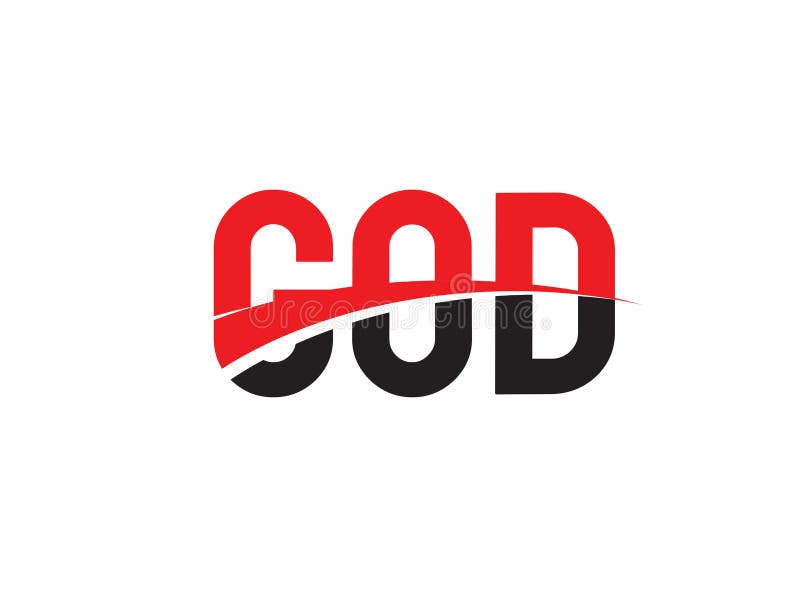 GOD Letter Initial Logo Design Vector Illustration Stock Vector ...