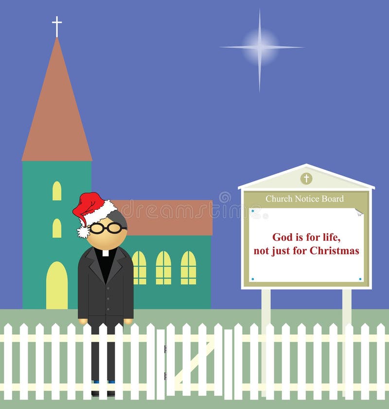 GOD is for life stock vector. Illustration of fence, congregation ...