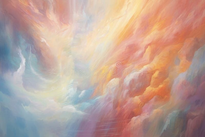 God Light Abstract Interpretation and Illustration. Generative AI Stock ...