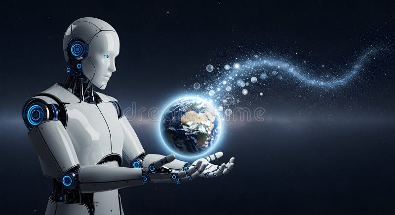 A God-like AI Robot Creating a New World, a Powerful Metaphor for Generative World-building in ...