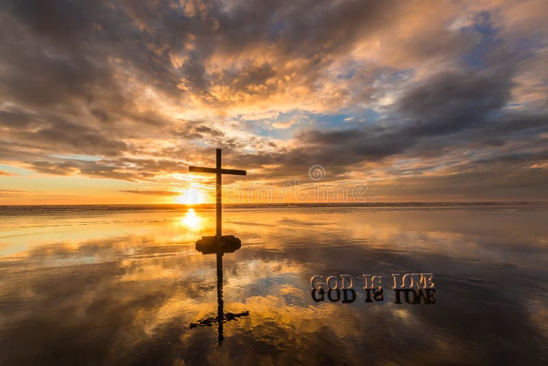 God is Love Beach stock image. Image of beach, christ - 89721103